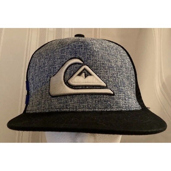 Quiksilver | Accessories | Quicksilver Snapback Mesh Trucker Hat Blue ...